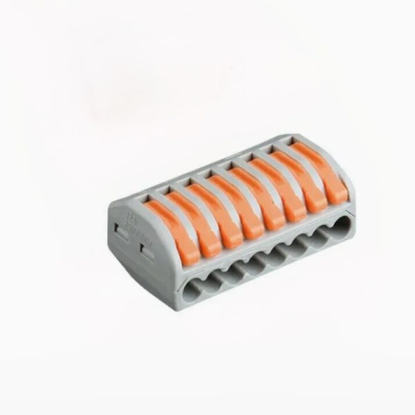 Lever Terminal Block 5 Way 32A 250V VSE-415W Transparent - Numelec